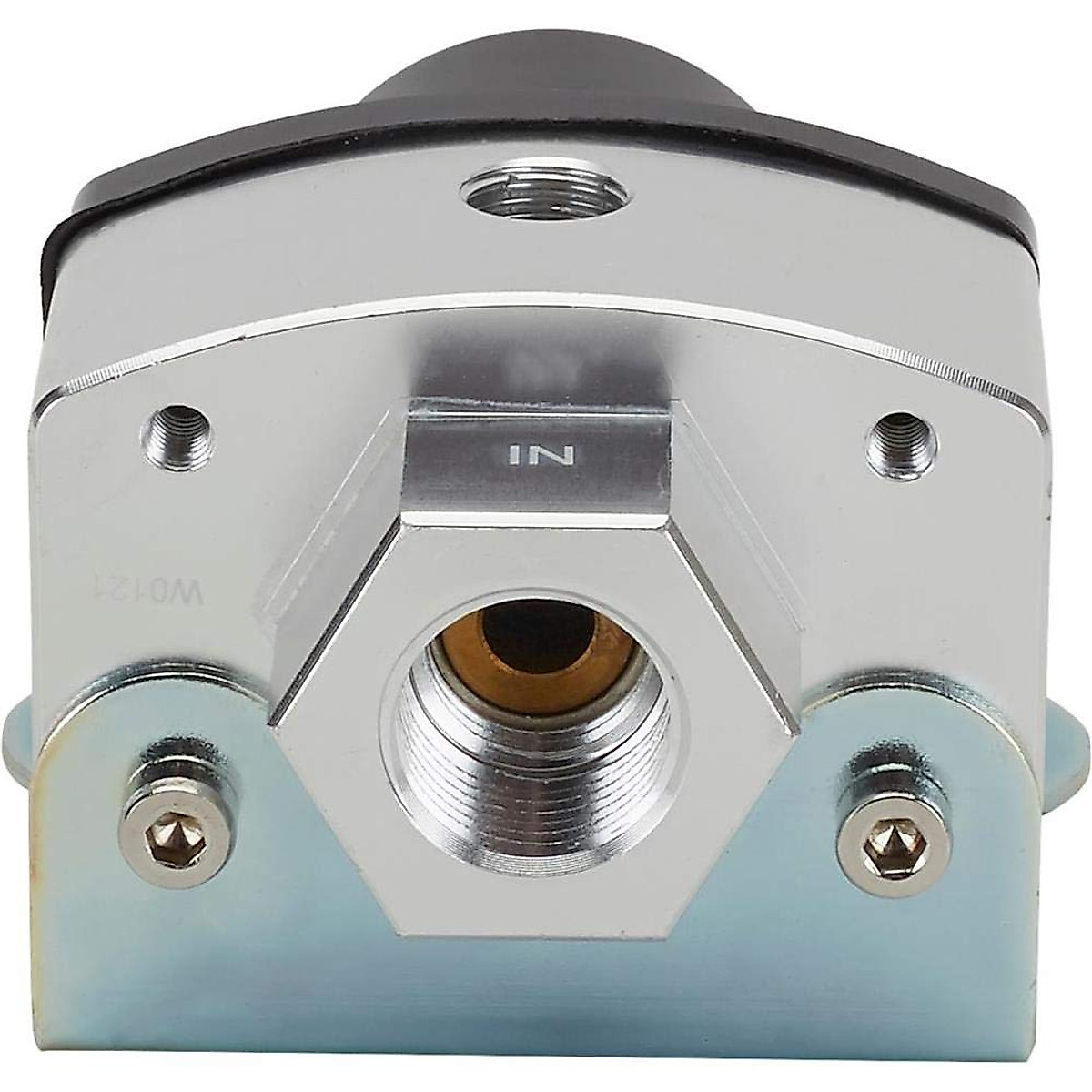 Speedway Motors Fuel Pressure Regulator, 5-12 PSI, Non-Return Style, CNC Lightweight Billet Aluminum, Universal Fit - Consistent and Reliable Performance