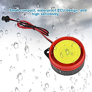 12V Motorcycle Security Kit Alarm System Anti-Hijacking Cutting Off Remote Engine Start Arming Disarming, Electric Bike Anti-Theft Alarm System, Streetcar Security Alarm Remote Control Engine 125dB