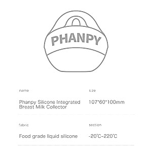 Phanpy Silicone Manual Breast Pump Breast Milk Collector Saver Milk Catcher Nursing Cup Avocado Shape, Receive Leaked Milk Protect Sore Nipples and Prevent Breast Milk from Spilling