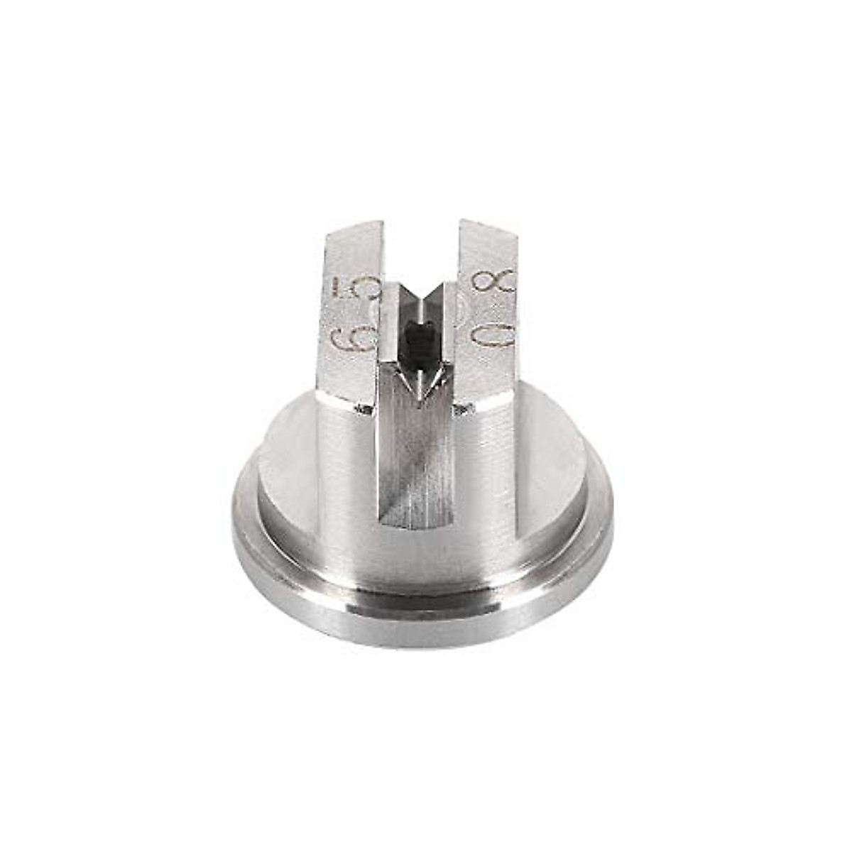 uxcell Flat Fan Spray Tip, 65 Degree Stainless Steel Nozzle (1.8mm Orifice Diameter)