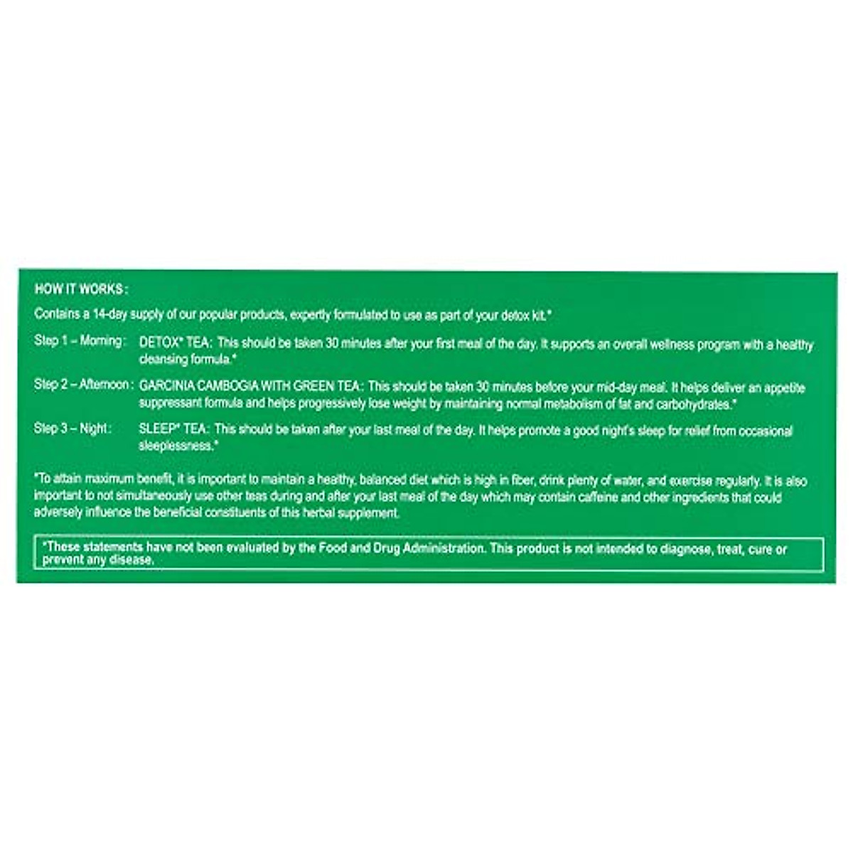 Hyleys Detox Tea 14 Days Kit - 42 Tea Bags - Herbal Supplement - Mother's Mother's Day Gift Day Gift