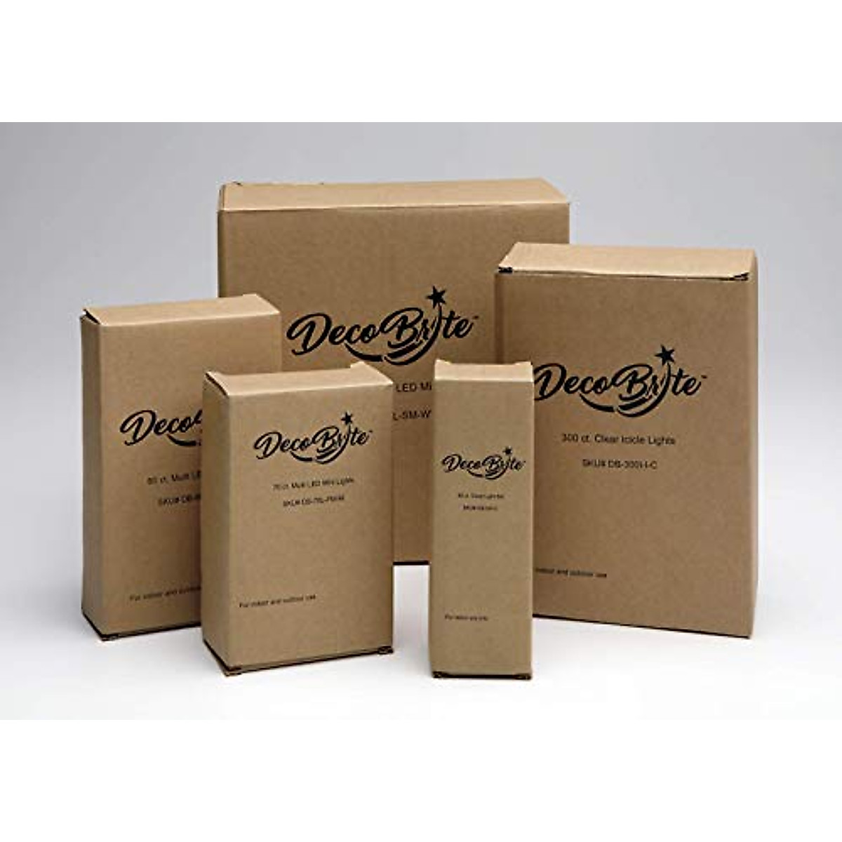 DecoBrite Warm White LED Battery Operated Christmas String Lights with 8 Modes Function 100 ct. 26ft (8m) Micro Bulbs on Green Wire Indoor Outdoor Holidays Patio Decoration (Warm White)