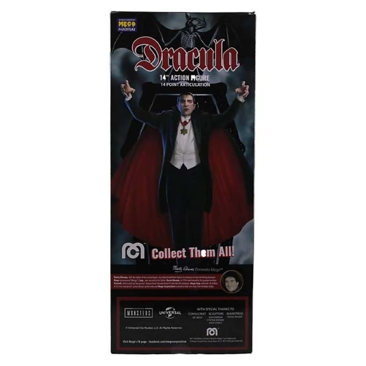 Mego Corp Horror Wave 13 - Dracula 14inch Action Figure - Limited Edition(62824)