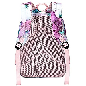 Abshoo Lightweight Galaxy School Backpacks for Teen Girls Backpack with Lunch Bag (A Galaxy)