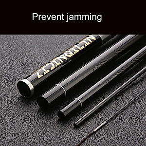 ZFF Fishing Rod Carbon Fiber Hand Pole Ultra Hard Ultralight Carp Rod 3.6m 3.9m 4.5m 4.8m 5.4m 5.7m 6.3m 7.2m 8.1m Rivers Lakes Reservoirs Streams 28 Tone (Size : 4.8m)