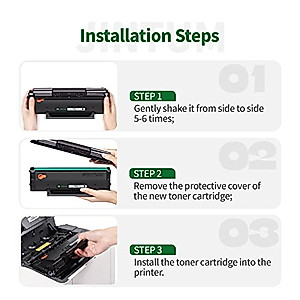 JINTUM Compatible PB-211 Toner Cartridge Replacement for Pantum PB211 PB-211EV Toner Cartridge for Pantum P2502W M6552NW M6550NW M6602NW M6600NW P2500W Laser Printer (3 Black)
