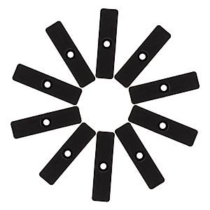 DOITOOL 40 pcs Windows Stoppers Inside Sash Office Sliding Stopper Security Bars Bar for Proof Door Adjustable Childproof Lock Keyless Window Locks Safety Home Black