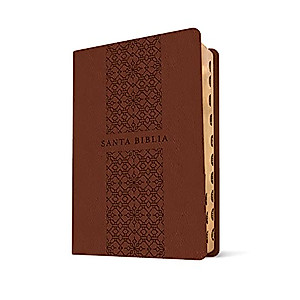 Santa Biblia NTV, Edición compacta, letra grande (SentiPiel, Café, Índice, Letra Roja) (Spanish Edition)