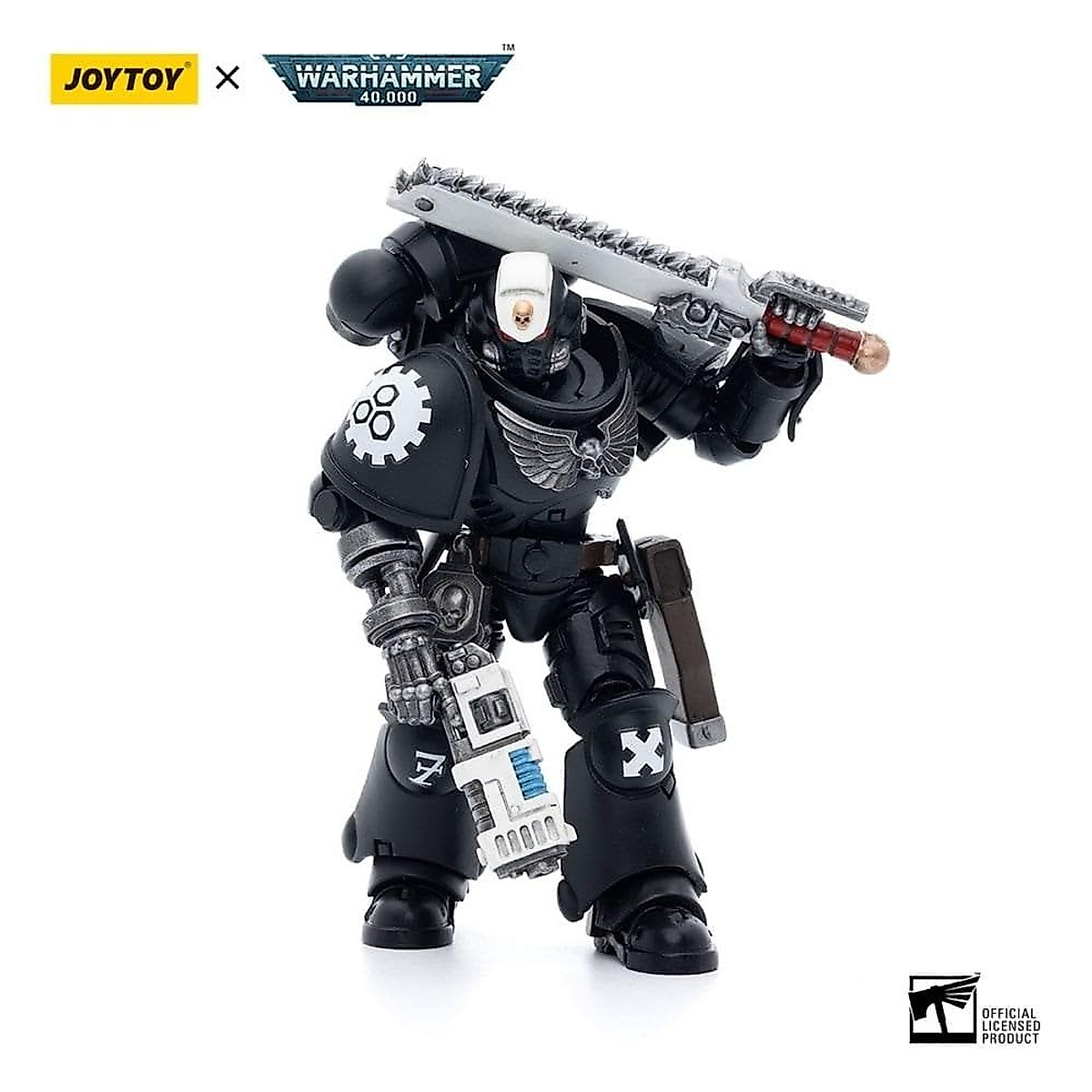 JoyToy Warhammer 40K: Iron Hands Assault Intercessors Sergeant Kalock 1:18 Scale Figure