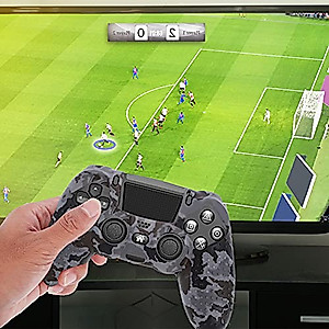 OSALADI Gamepad Anti- Slip Sleeve Silicone Cover Case for Game Console Handle Compatible for PS4 Slim pro
