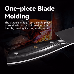 LAPALIDE Chef Knife, 8" Professional Kitchen Knife, High Carbon Stainless Steel Chef's Knives, Ultra Sharp Kitchen Knife with Ergonomic Handle, Exquisite Box for Family & Restaurant