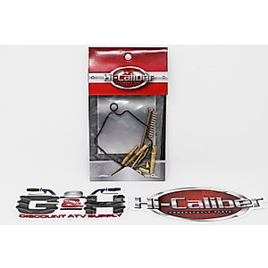 Hi-Caliber Powersports Parts Carburetor Rebuild Kit for 2004-2006 Honda TRX 350 Rancher TE TM FE FM 2x4 4x4 Carb Repair