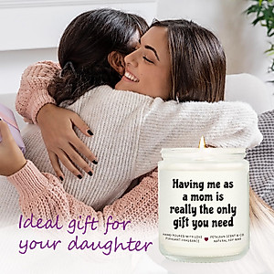 Petalsun Daughter Gifts from Mom, Christmas Gifts for Daughter, Handmade Candle Gifts for Daughter, Daughter Birthday Gifts, Mother Daughter Gift(Lavender)