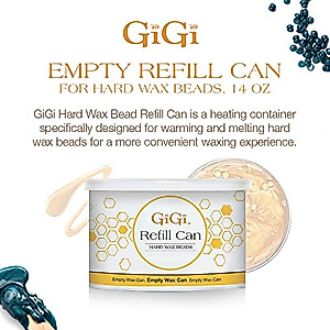 GiGi Hard Wax Beads Refill Can, 14 oz