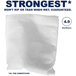 (20 Pack) Cold Brew Coffee Filters, 12" x 13" Compatible With Leading Cold Brew Coffee Makers