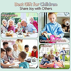 Memoking Mini Sticker Printer T02 Thermal Portable Bluetooth Pocket Phone Printer, for DIY Journal, Photos, Notes, Children Women Gifts, Compatible with iOS & Android, Green