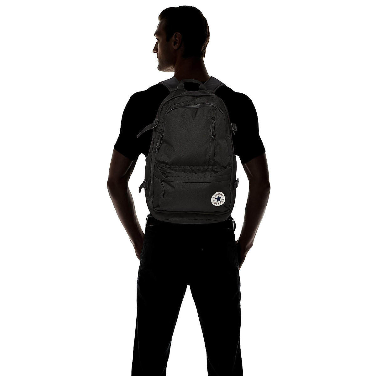 Converse Straight Edge Backpack, Navy/Obsidian, One Size