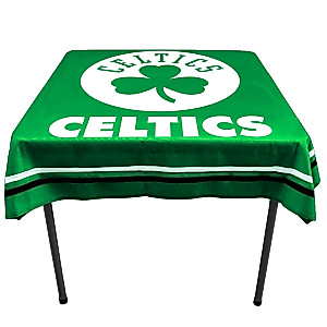 WinCraft Boston Celtics Logo Tablecloth and Square Table Cover Overlay