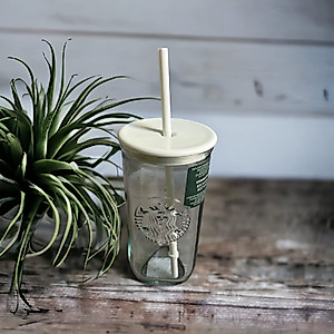 Starbucks Spring 2023 Recycled Glass Mint Triangle Bottom Cold Cup 16 oz Tumbler