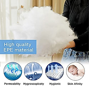 Papasan Chair Cushion, 45 in Overstuffed Thickened 9LB Water Resistant Papasan Cushion for Egg Swing Hanging Rattan Swivel Chair Used Indoor or Outdoor as Pet Floor Meditation Cushion