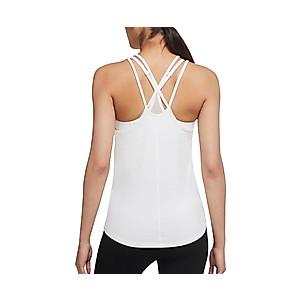 Nike Women's Dri-FIT One Luxe Slim Fit Strappy Tank Top (White) Size XL