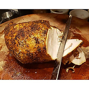 SpitJack Brisket Knife for Meat Carving and Slicing - Stainless Steel, Granton Edge, 11 Inch Blade, BBQ Competition-Chef Series