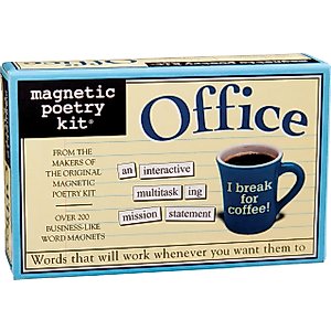 Magnetic Poetry - Office Kit - Words for Refrigerator - Write Poems and Letters on the Fridge - Made in the USA