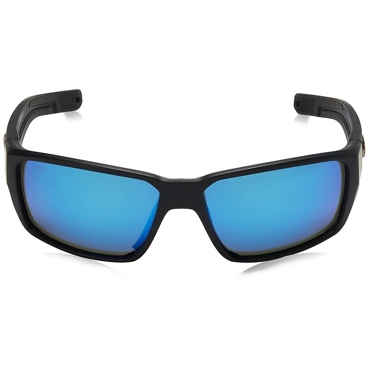 Costa Del Mar Man Sunglasses Matte Black Frame - Blue Mirror Lenses, 60MM