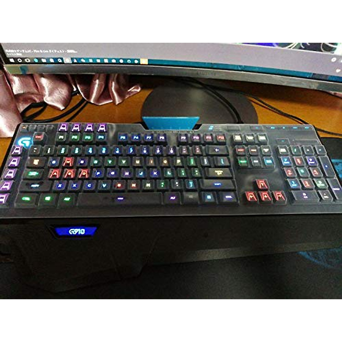 Transparent Clear Silicone Keyboard Cover protectors for Logitech G910 Orion Gaming Keyboard