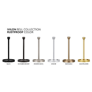 Ivilon Countertop Paper Towel Holder - Modern Bell End Minimalist Design - Color Oil Rubbed Bronze