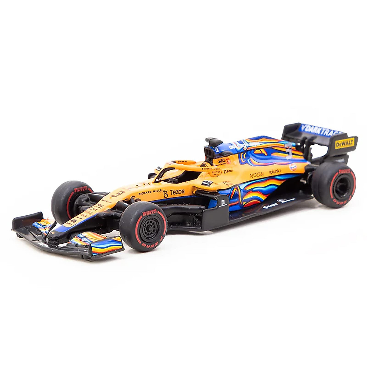 Tarmac Works McLaren MCL35M #3 Daniel Ricciardo Formula One F1 Abu Dhabi GP (2021) "Global64 Series 1/64 Diecast Model Car T64G-F040-DR3