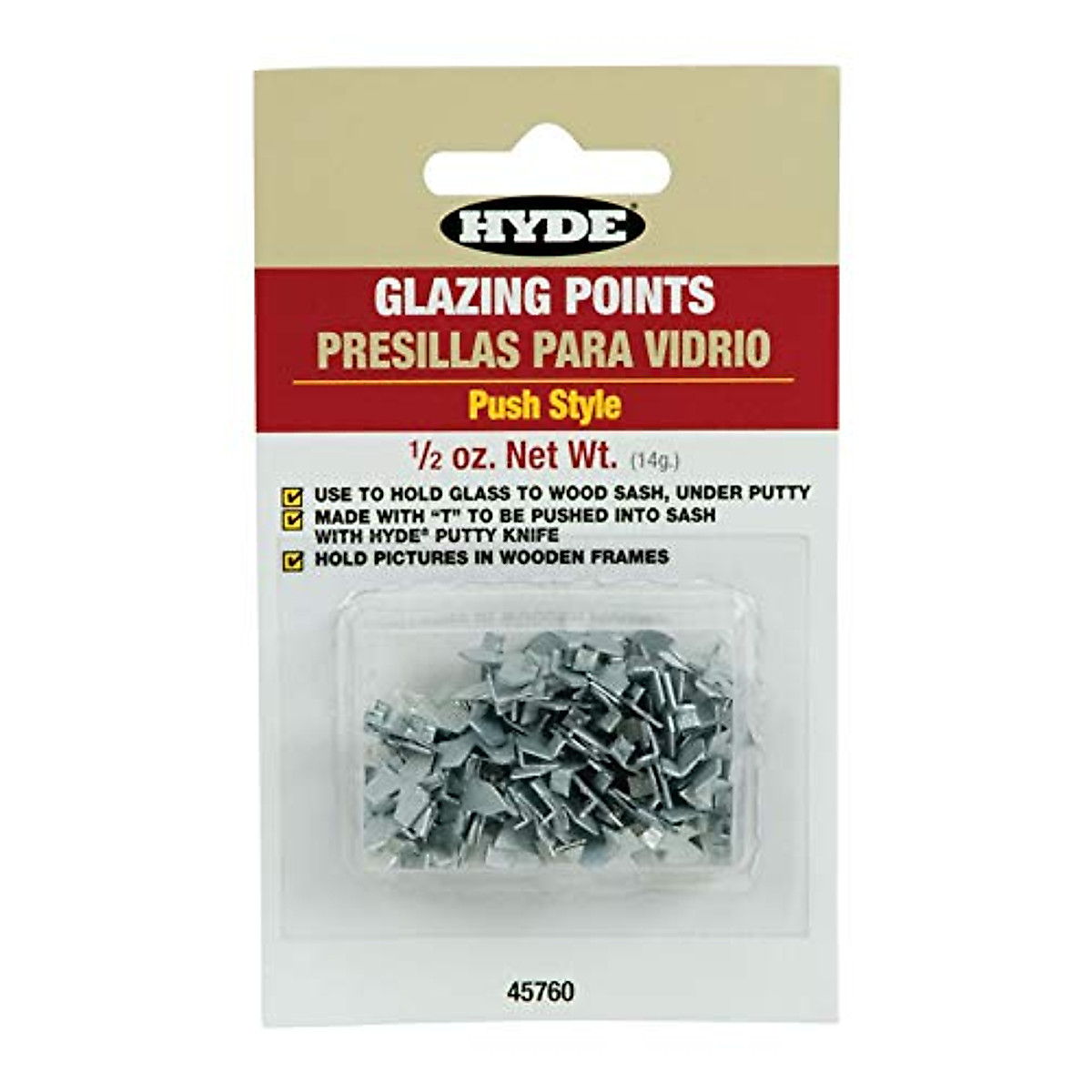 GLAZING POINTS PUSH STYL