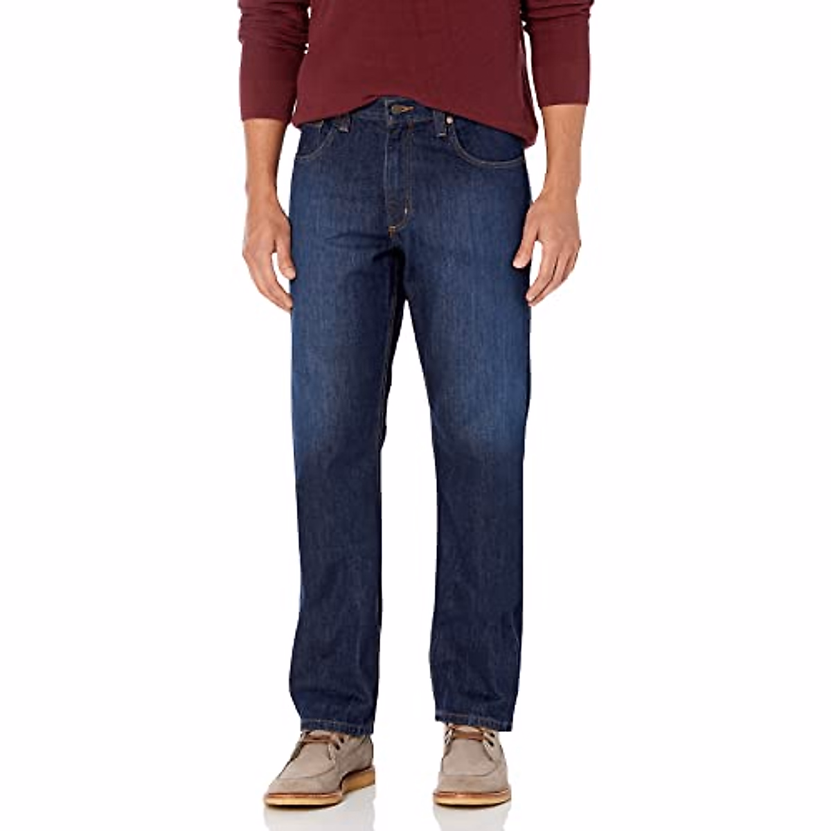 Carhartt Men's Relaxed Fit 5-Pocket Jean, Deep Creek, 34 x 32