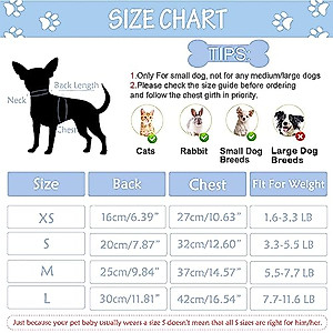 Dog Pajamas for Small Dogs Girl Boy Fall Winter Warm Dog Onesie Pjs Cold Weather Puppy 4 Legged Sweater Clothes for Chihuahua Yorkie Teacup Jumpsuit Cute Pet Outfits Apparel Coats (X-Small, Love)