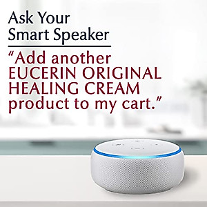 Eucerin Original Healing Cream, Fragrance Free Body Cream for Dry Skin, 4 Oz Jar, Pack of 3