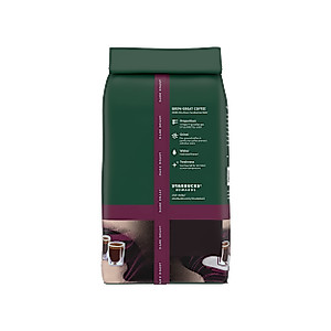 Starbucks Ground Coffee, Dark Roast Coffee, Espresso Roast, 100% Arabica, 1 Bag (12 Oz)