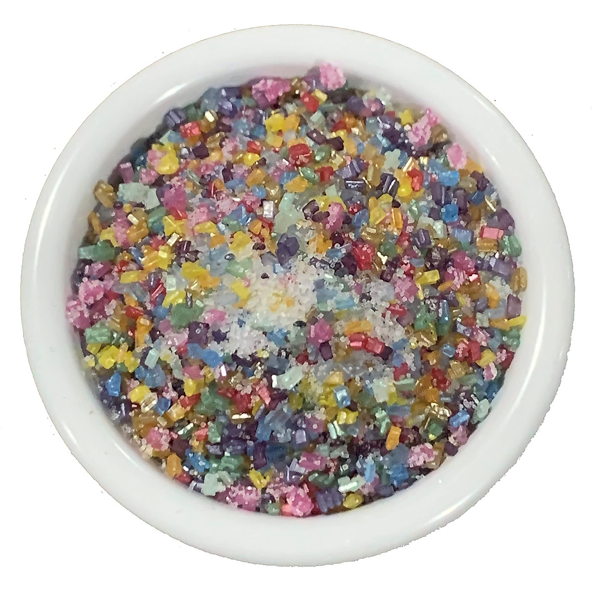 Snowy River Pride Cocktail Salt-Sugar Blend - Naturally Colored Margarita Salt with Sugary hints, Margarita Rimmer, Beverage Rimmer, Cocktail Rimming Salt, Decorative Salt, Kosher (16oz Bag)