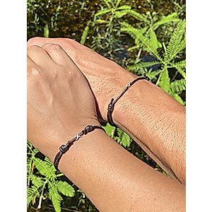 Matching Couple Infinity Bracelets - Vows of Eternal Love, Leather Bracelet, His and Hers San Valentines Gift, Men Women Love Gifts, Best Friend Accessories, Pulseras Para Parejas (Silver)