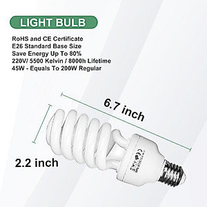 Nexiview Photography Umbrella Lighting Kit, 2 Pack 33" Soft White Reflector for Camera Lighting, Continuous Studio Lighting for Video Recording, Portrait Shooting