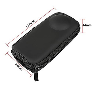 LICHIFIT Portable Carrying Case Storage Bag for Insta360 One X3/One X2/One X Action Camera Water-resistance Mini Protective Hard PU Shell Box Accessories