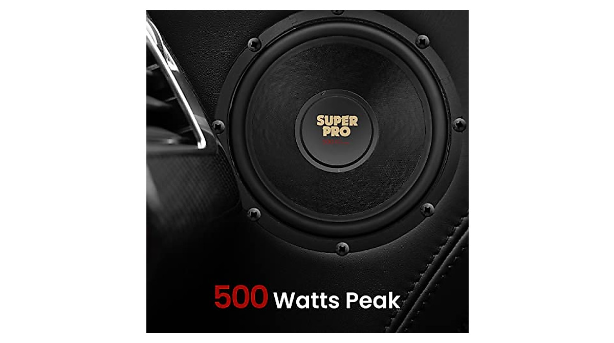 Pyramid 10 Inch Car Subwoofer - 500W High Power Sound System
