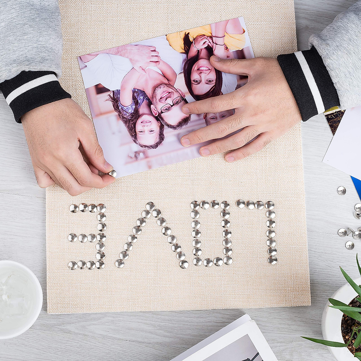 Mr. Pen Thumb Tack, Flat Push Pins, Silver Thumb Tacks, 500 Pack