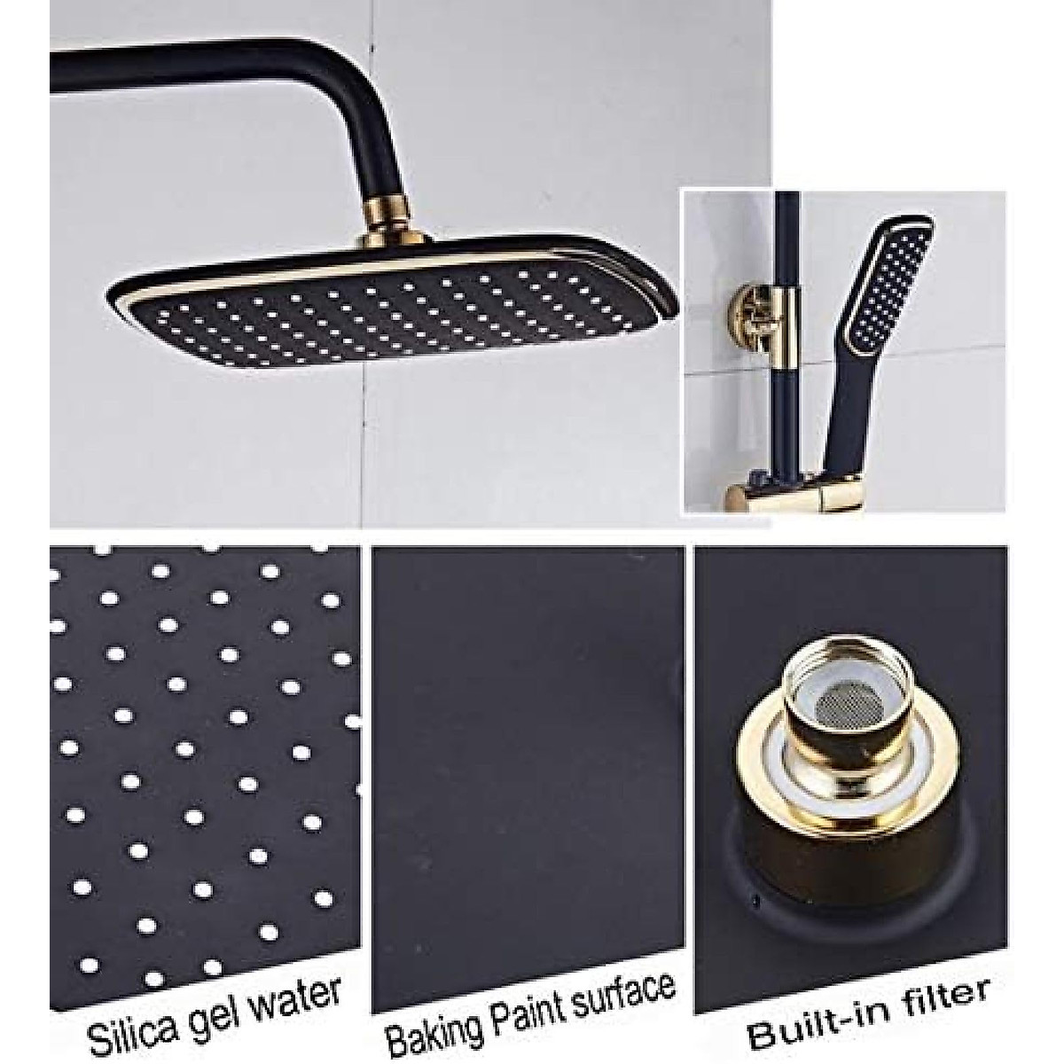 Toilet Shower Kit Gold Shower Faucet Bronze Black Shower Faucets Best Gift For New Home Decoration Bathtub Faucet