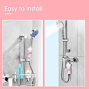 Shower Filter Aromatherapy, Rose Cent Shower Head Filter Rich in Vitamin C, Self Care Gifts for Women Who Have Everything