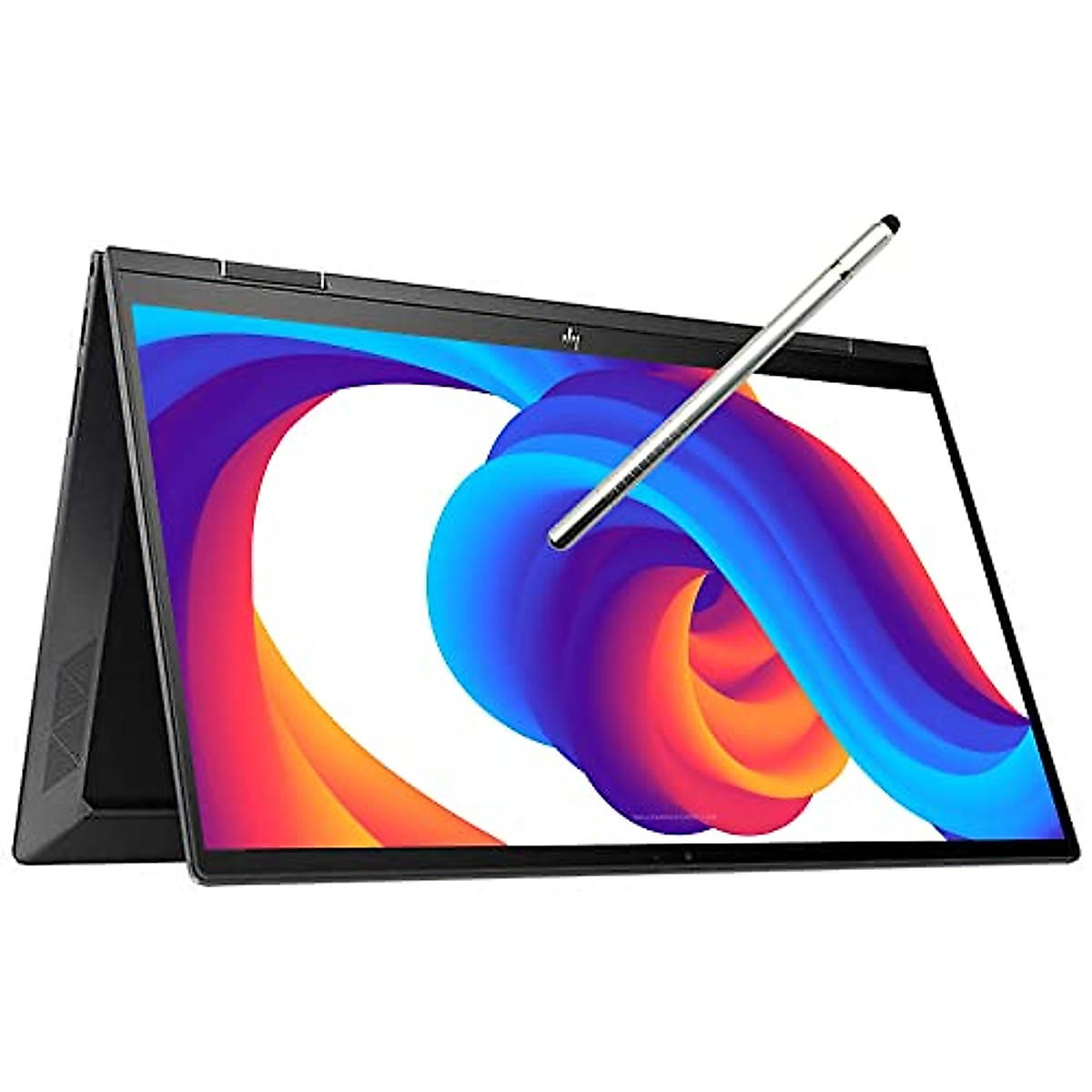 2022 Newest HP Envy x360 15.6" IPS FHD Touchscreen Laptop, AMD Ryzen 7 5700U(Beats Intel i7-1180G7), Backlit Keyboard, Fingerprint, Bundle Stylus Pen, Win 10 Home, Black (64GB | 2TB PCIE SSD, R7)