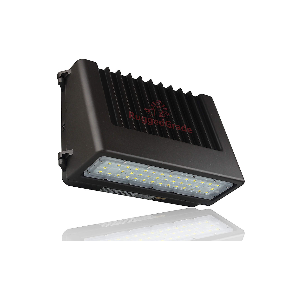 RuggedGrade 40 Watt LED Wall Pack Light - Tucana II Series Full Cut Off - 5,200 Lumens- 5000K - with Photocell Dusk to Dawn Sensor - Dark Sky Compliant