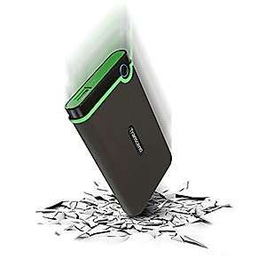 Transcend 2TB USB 3.1 Gen 1 StoreJet 25M3G SJ25M3G Rugged External Hard Drive TS2TSJ25M3G, Military Green