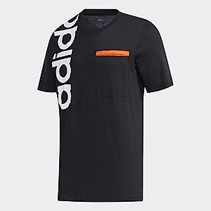 adidas mens New Authentic Tee Black X-Small