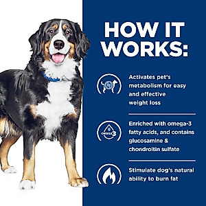 Hill's Prescription Diet Metabolic + Mobility, Weight + j/d Joint Care Vegetable & Tuna Stew Wet Dog Food, Veterinary Diet, 12.5 oz. Cans, 12-Pack