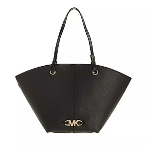 Michael Kors Izzy Medium Fan Tote Black One Size